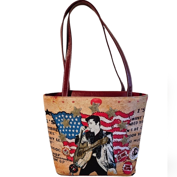 Ashley M | Bags | Ashley M Beaded Elvis Tote | Poshmark